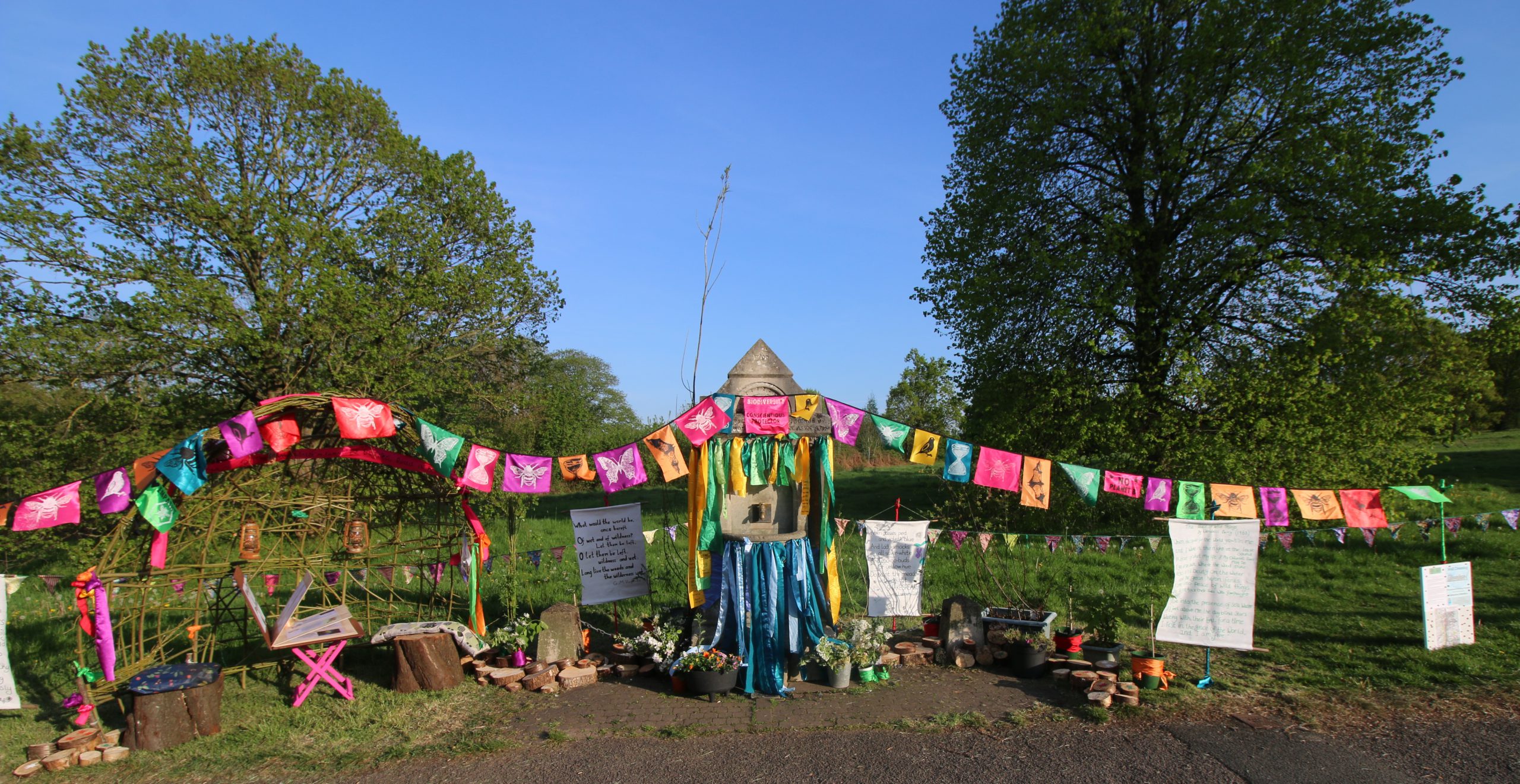 Well Dressing April 2022 - Extinction Rebellion Malvern